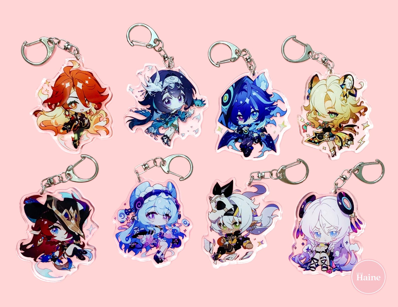 Genshin Impact Premium Acrylic Keychain - Ororon Citlali Yumemizuki Lan ...