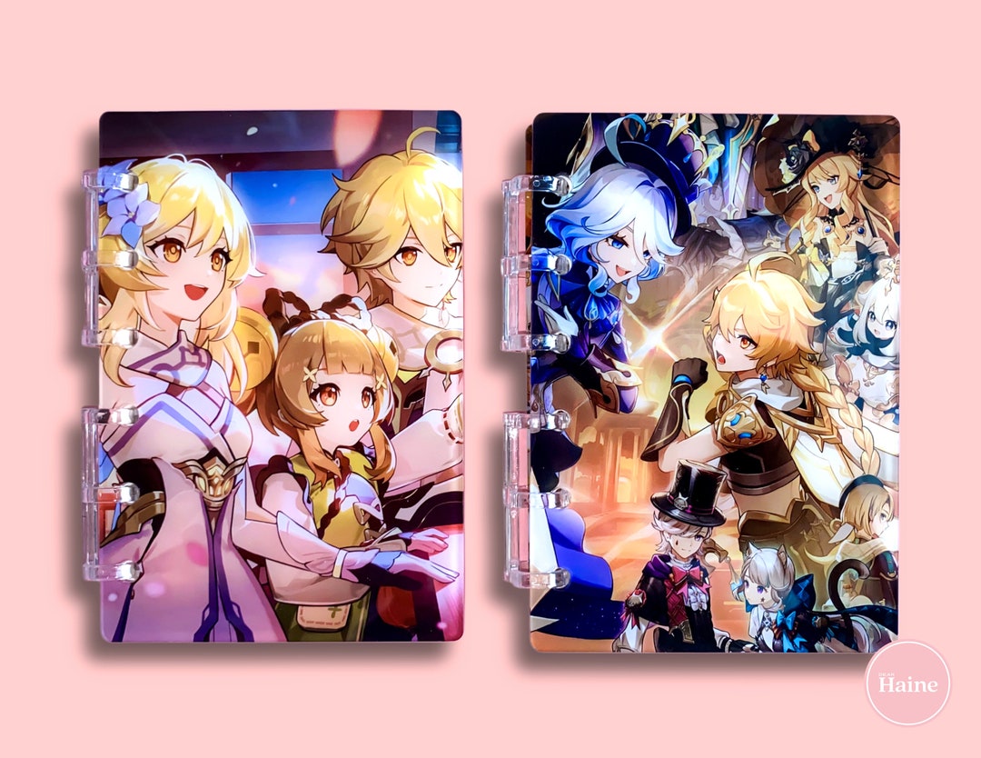 Genshin Impact Acrylic Glass Notebook Binder - Etsy