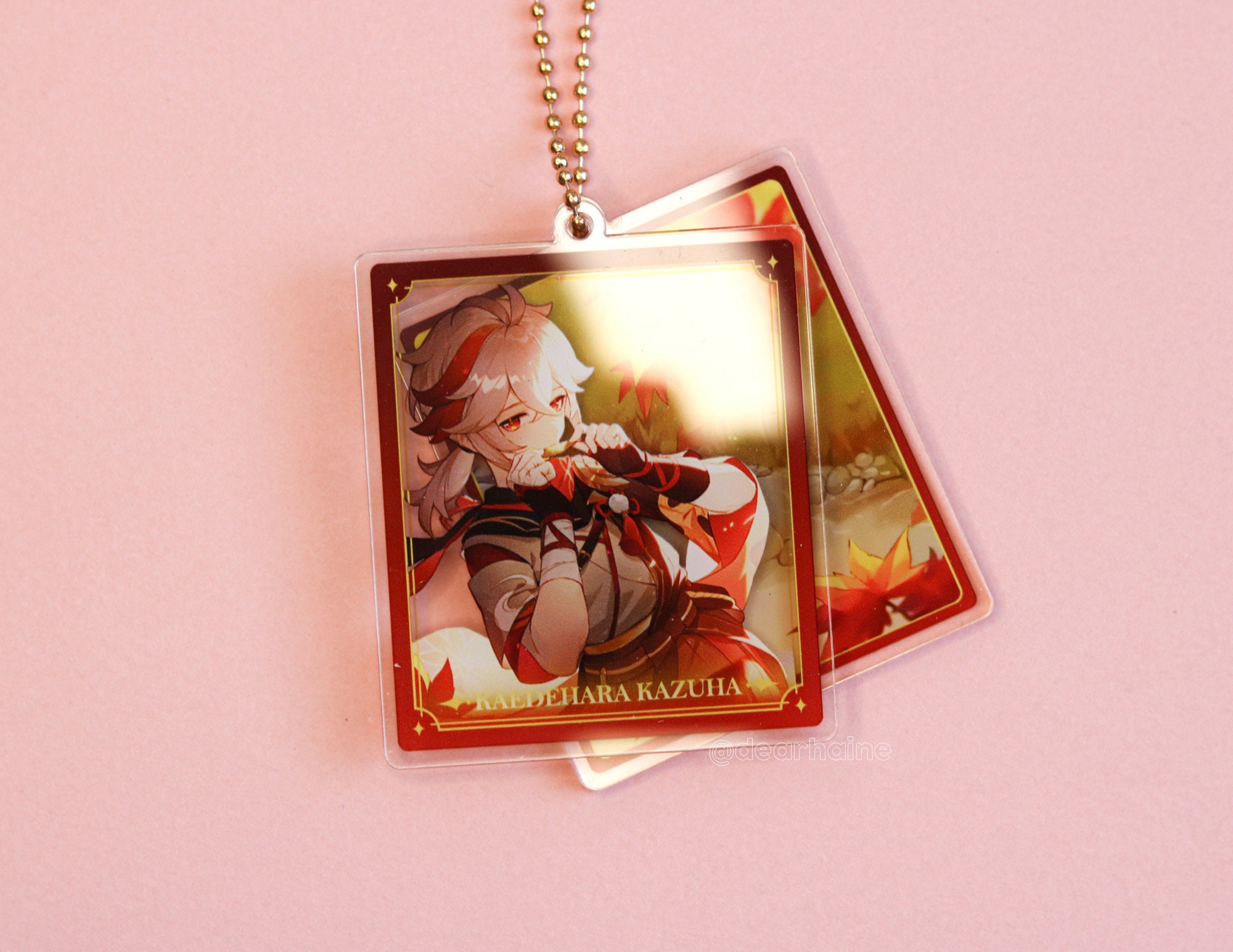 Kazuha & Albedo Acrylic Keychain Genshin Impact Cute Merch - Etsy