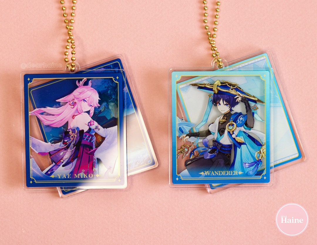 Wanderer / Scaramouche & Yae Miko Acrylic Keychain Genshin - Etsy