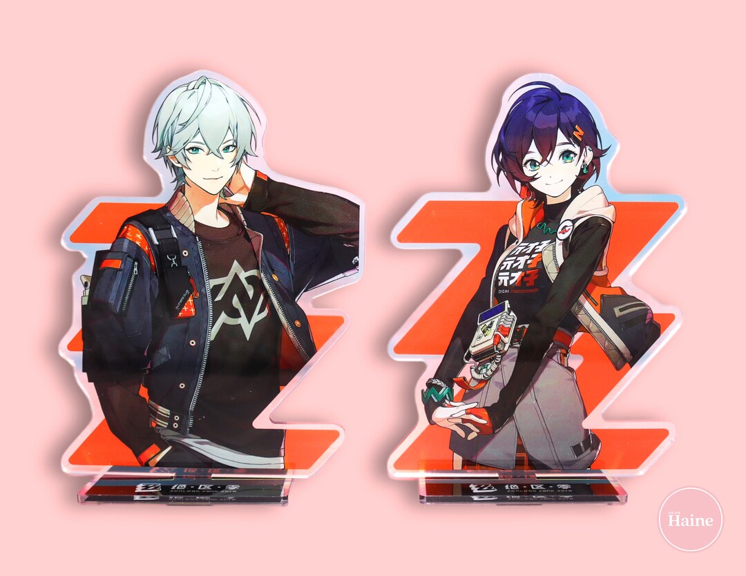 Zenless Zone Zero Holographic Acrylic Stand - Belle & Wise - Etsy