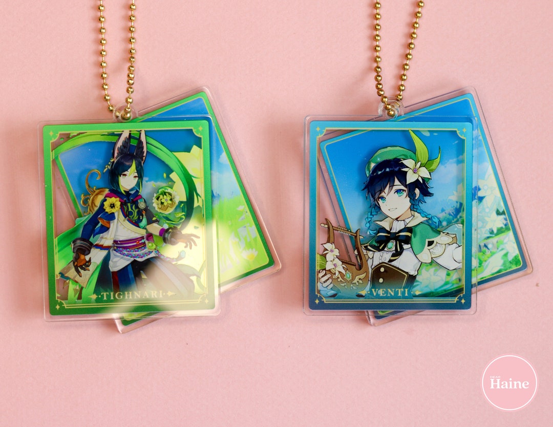 Tighnari & Venti Acrylic Keychain Genshin Impact - Etsy