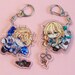 Gepard & Luocha Honkai Star Rail Chibi Acrylic Keychain - Etsy