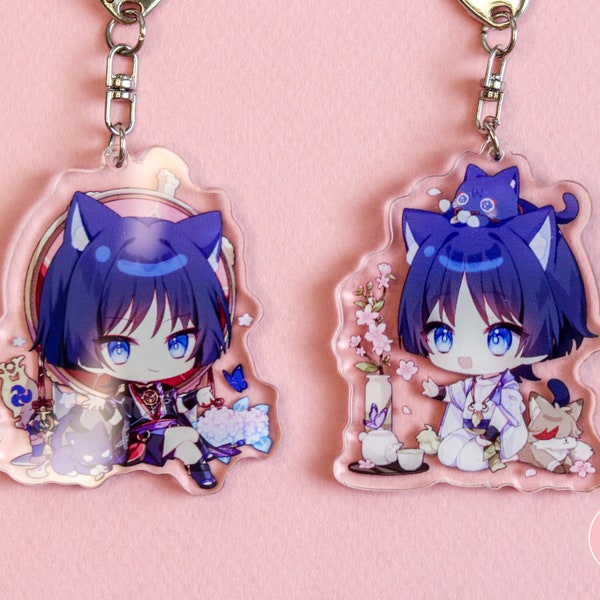 Wanderer Genshin Keychain - Etsy