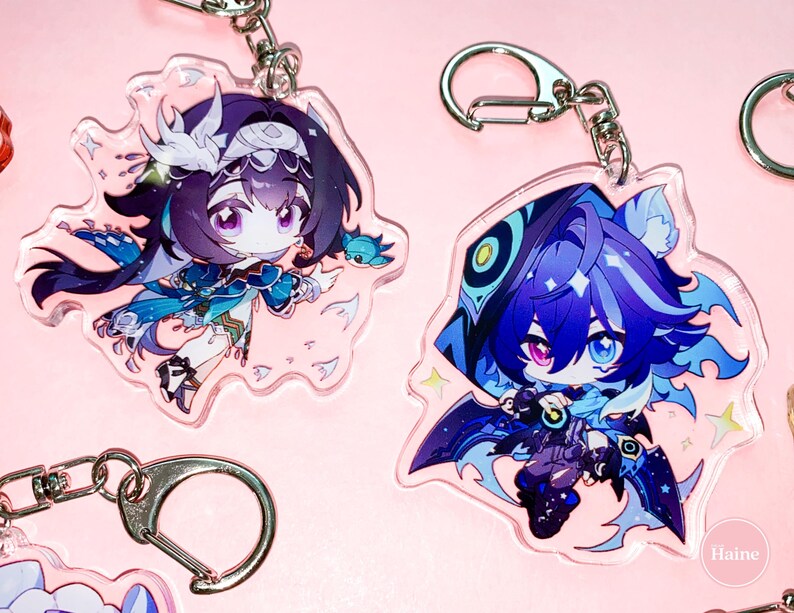 Genshin Impact Premium Acrylic Keychain - Ororon Citlali Yumemizuki Lan ...