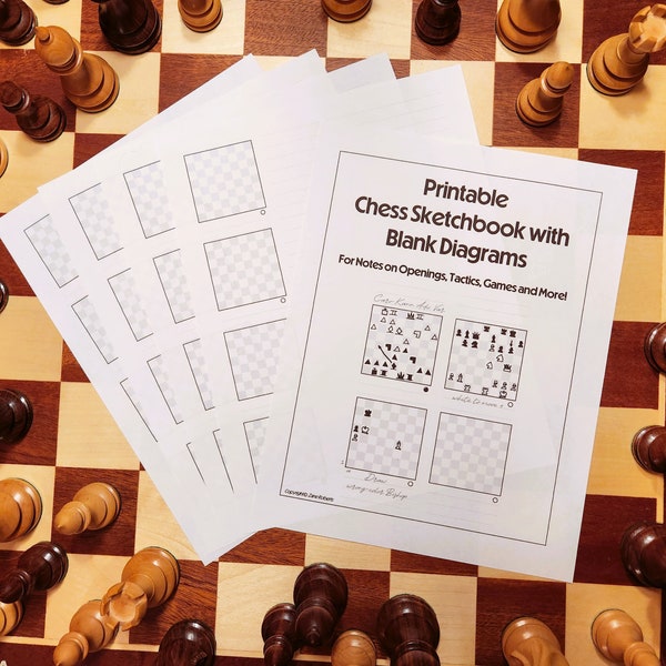 Printable Chess Board - Etsy