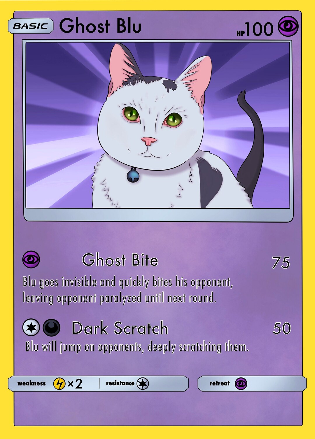 Pokémon Card Digital Customs Art Digital Copy Printable Pet Pokémon ...