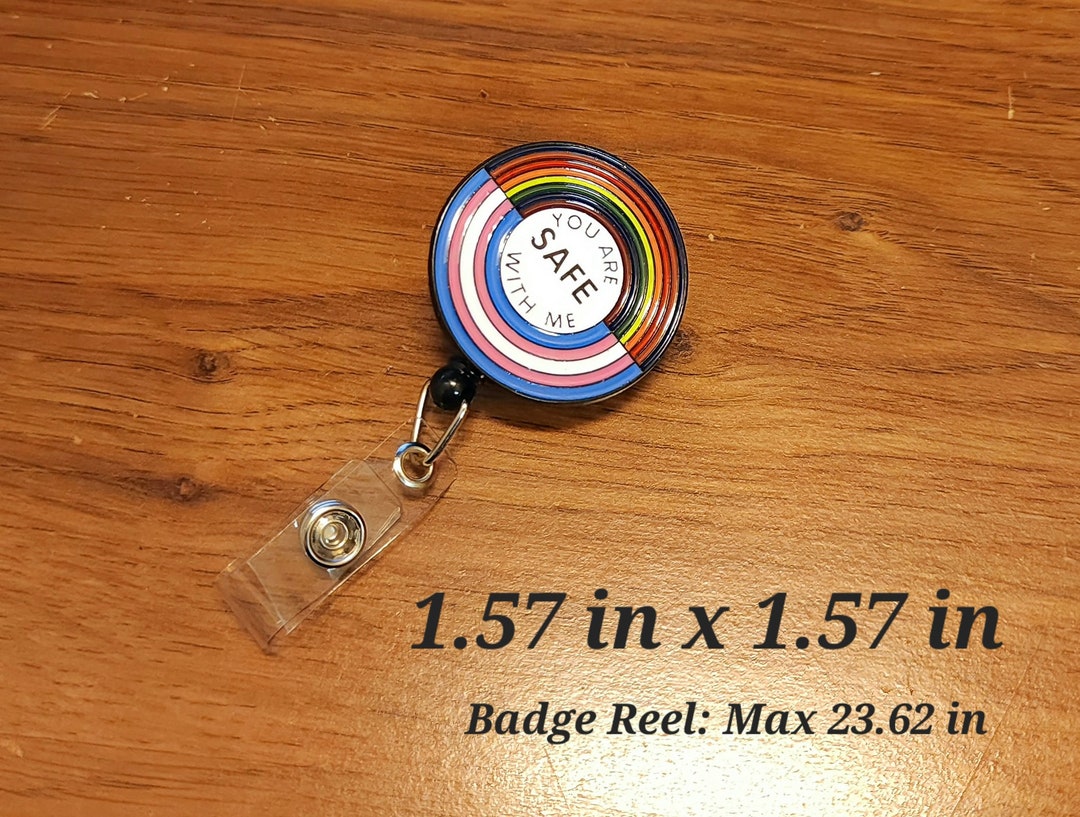 You Are Safe With Me Badge Clipreel - Etsy