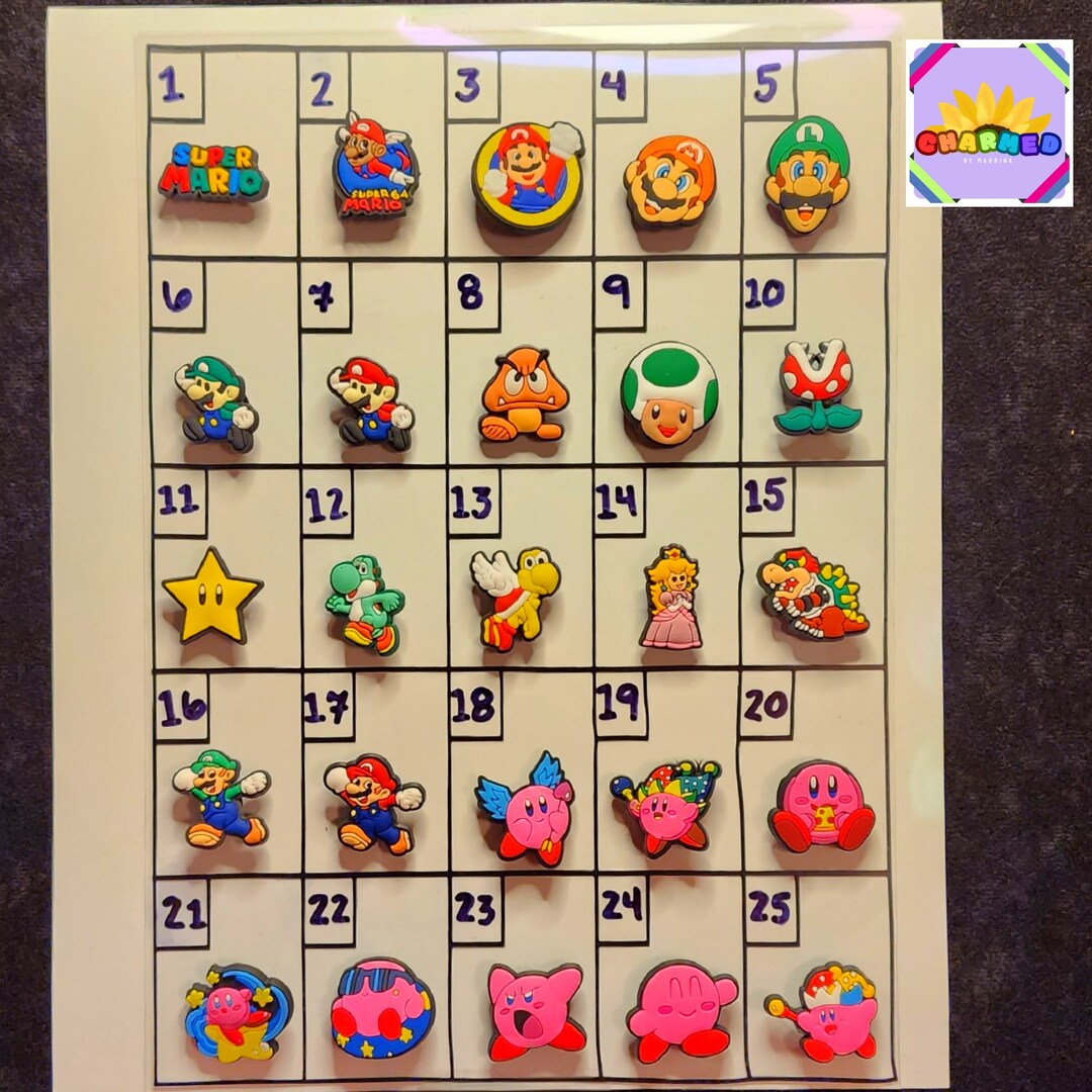 Super Mario Nintendo 64 Video Game Croc Charms - Etsy
