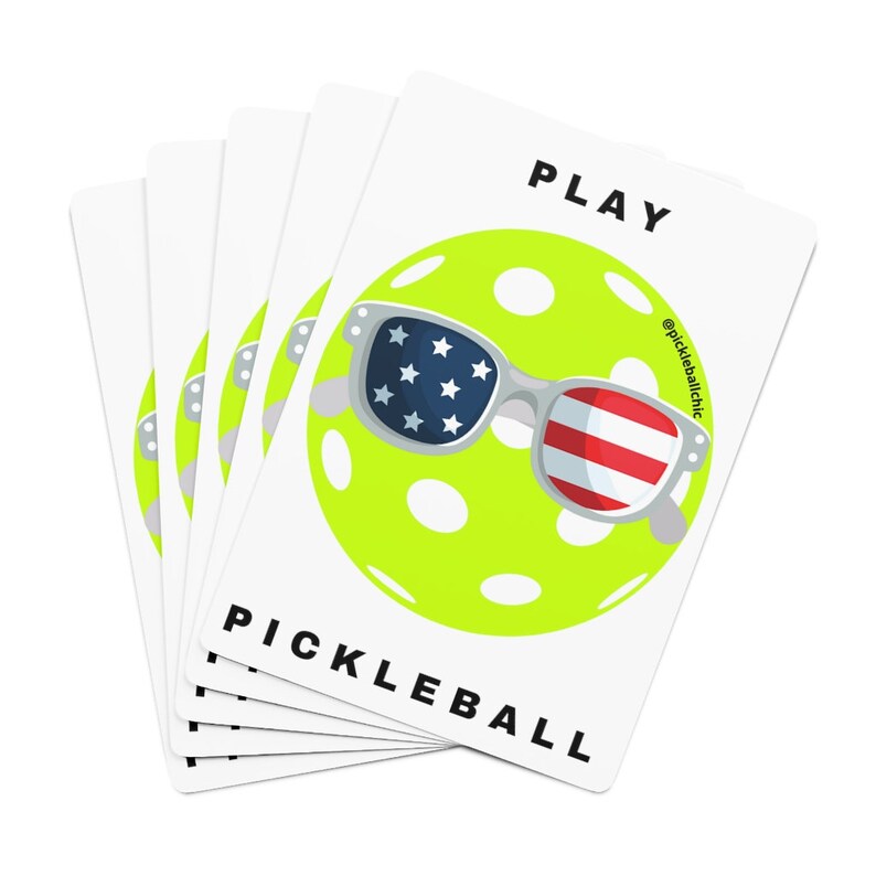 Pickleball Playing Cards - Etsy
