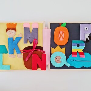 MY FIRST ABC - Handmade Montessori Sensory Alphabet Quiet Book & Busy ...