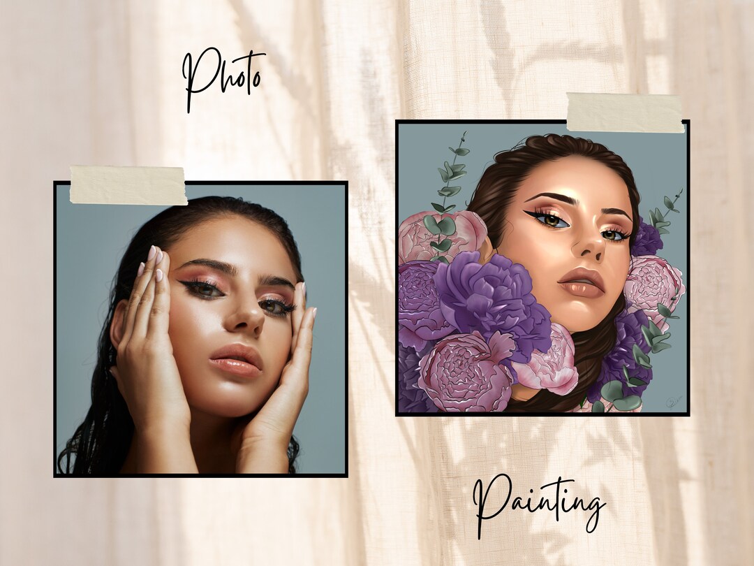 Digital Portrait, Illustration, Art, Realistic, Custom Digital ...
