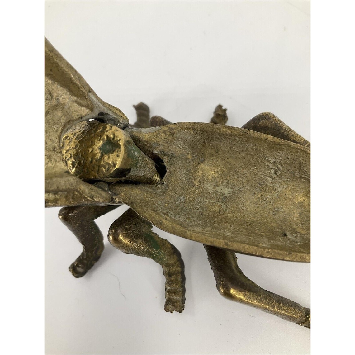 Vintage 4 Inch Brass Fly Ashtray Hinged Wings Wasp Bug Insect MCM ...