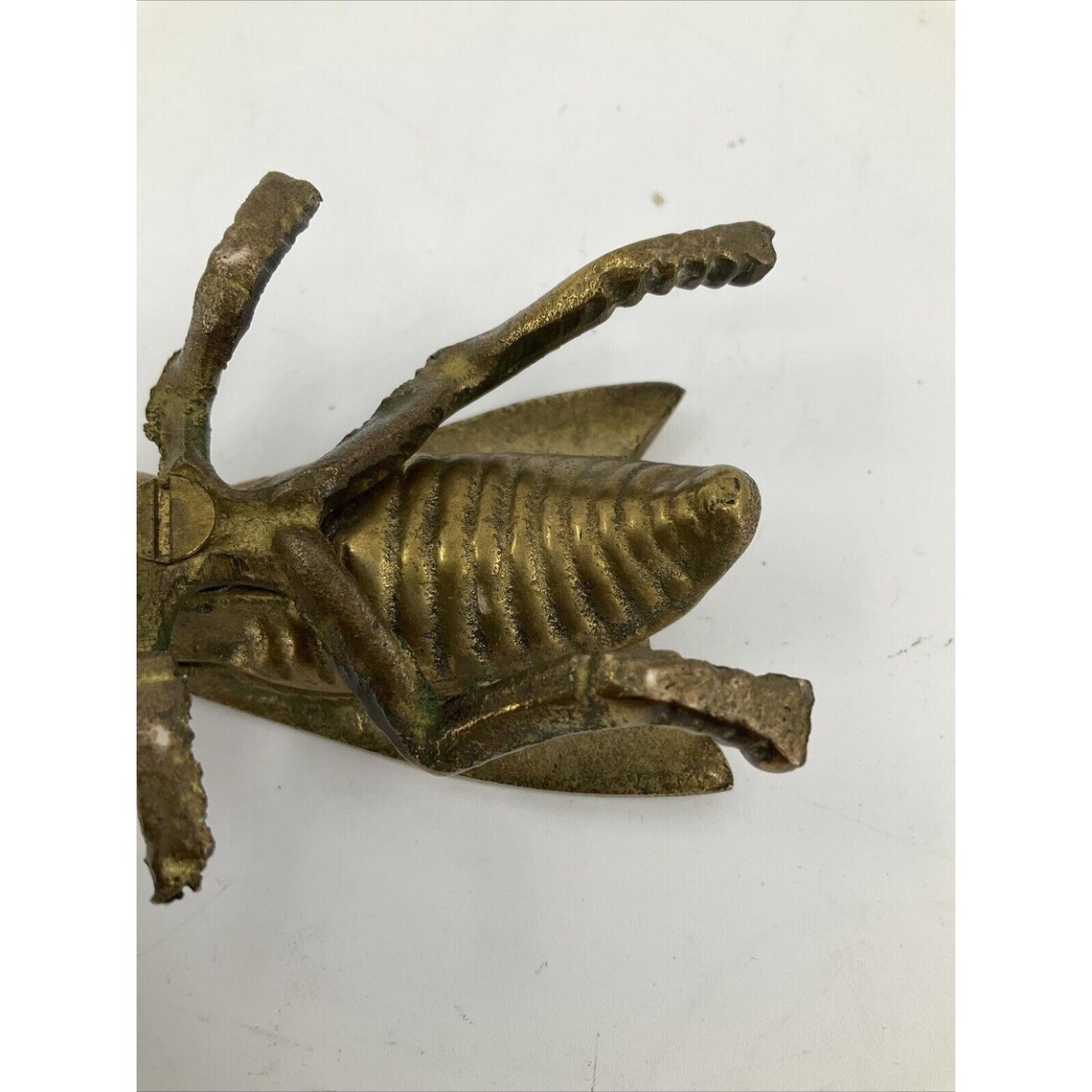 Vintage 4 Inch Brass Fly Ashtray Hinged Wings Wasp Bug Insect MCM ...