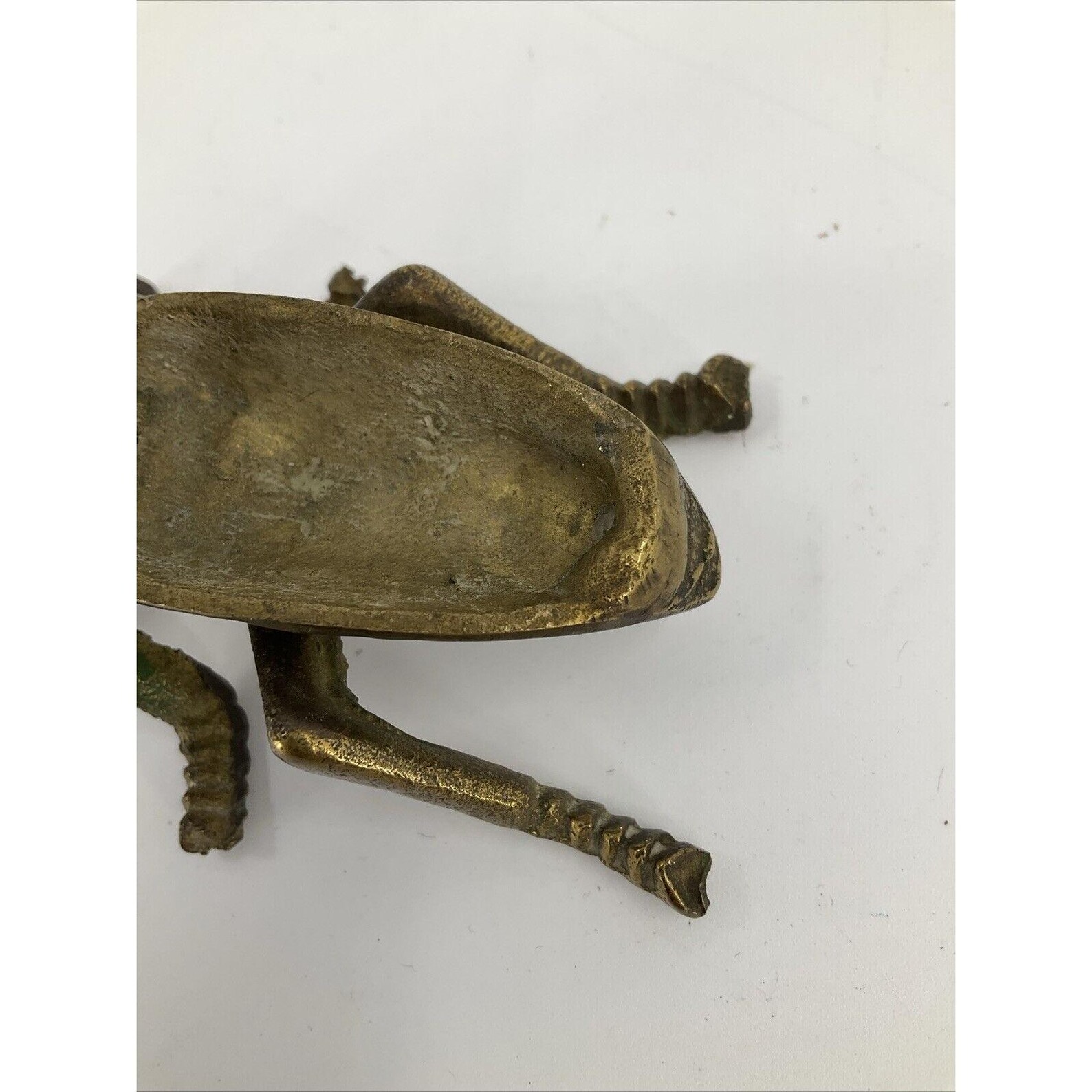 Vintage 4 Inch Brass Fly Ashtray Hinged Wings Wasp Bug Insect MCM ...