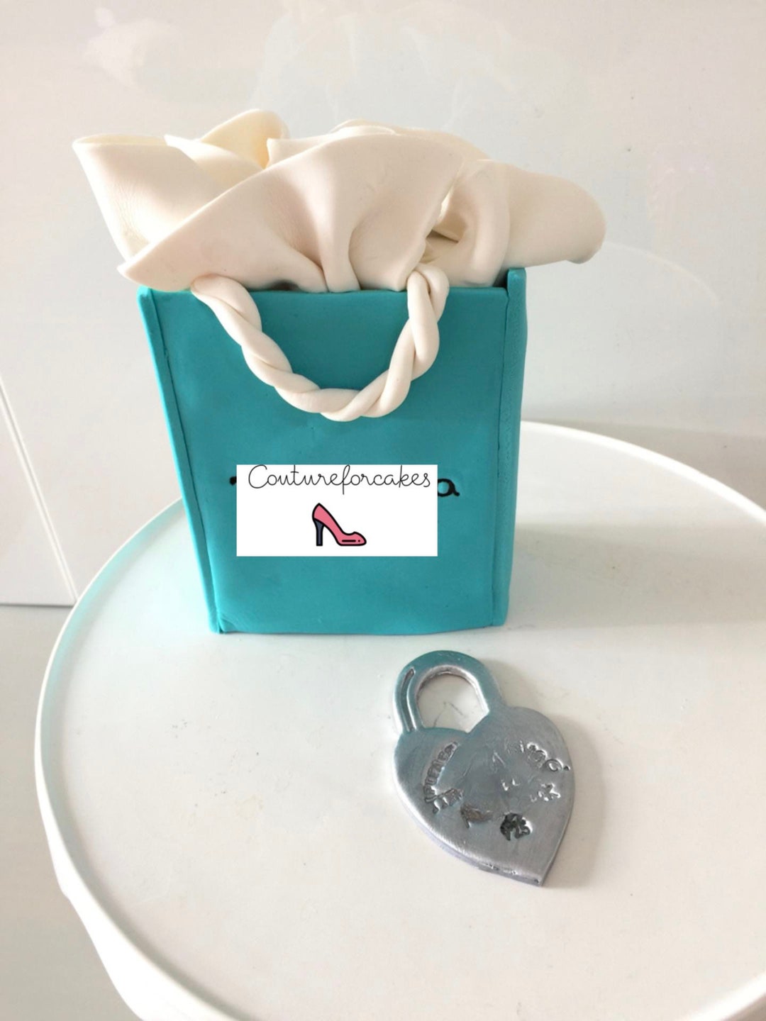 Fondant Gumpaste Shopping Bag Cake Topper for Fashion - Etsy
