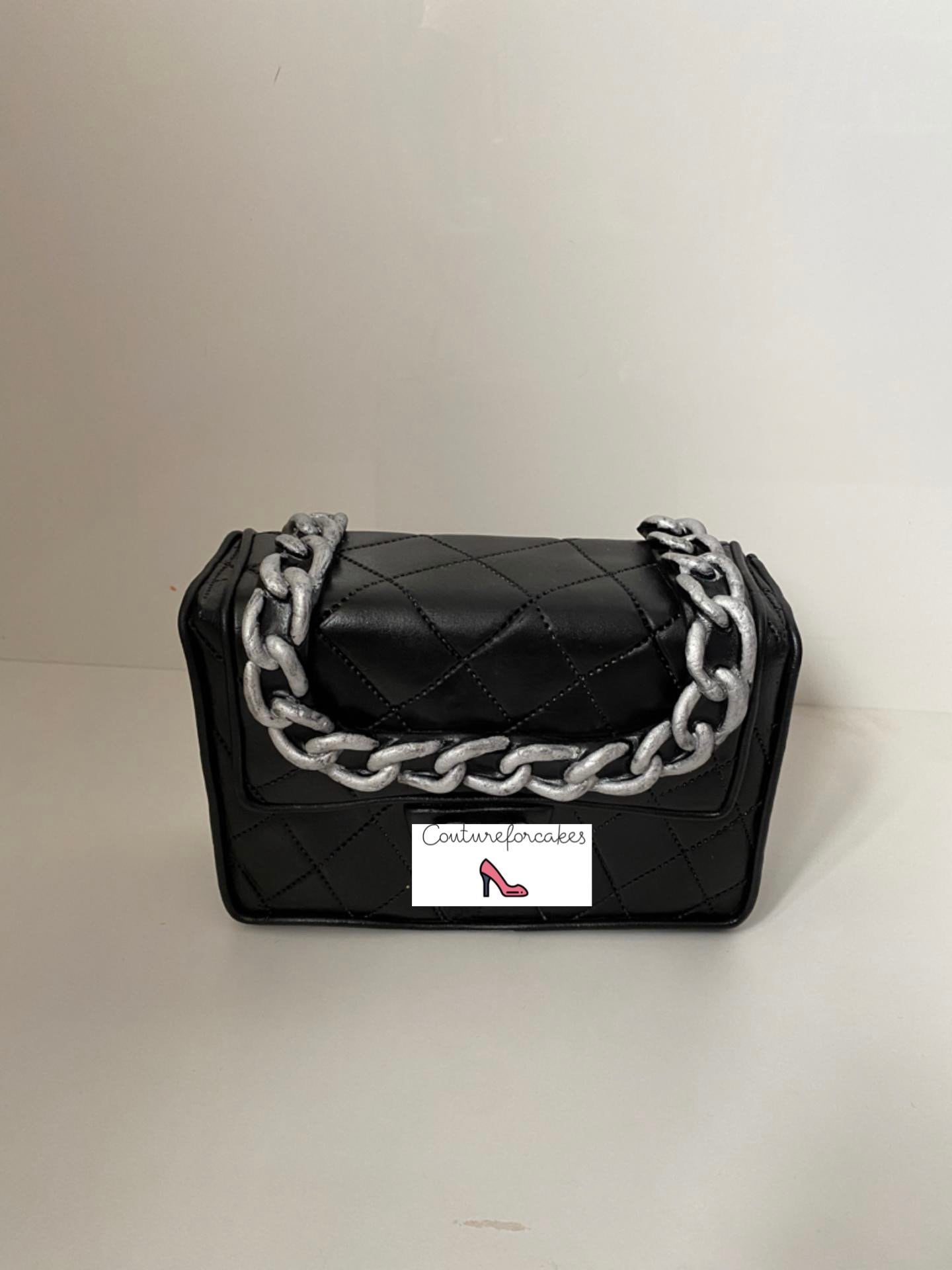 Fondant Sugar Bag Cake Topper for Fashion Cake - Etsy