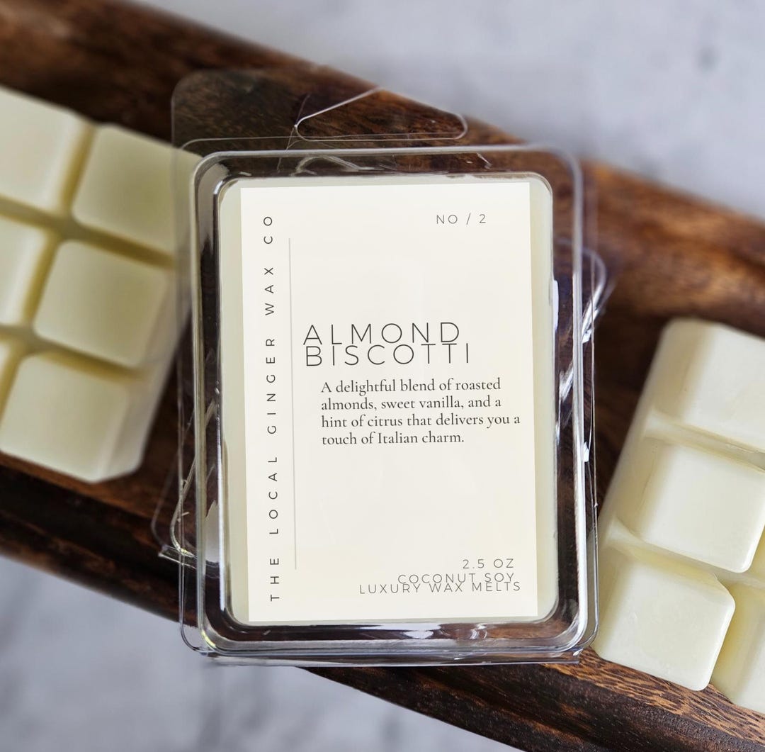 Almond Biscotti Bakery Wax Melts Soy Wax Melts Coconut Wax Melts ...