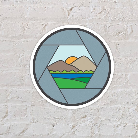 Metallic Camera Aperture Sticker Photography Stickers Camera | Etsy