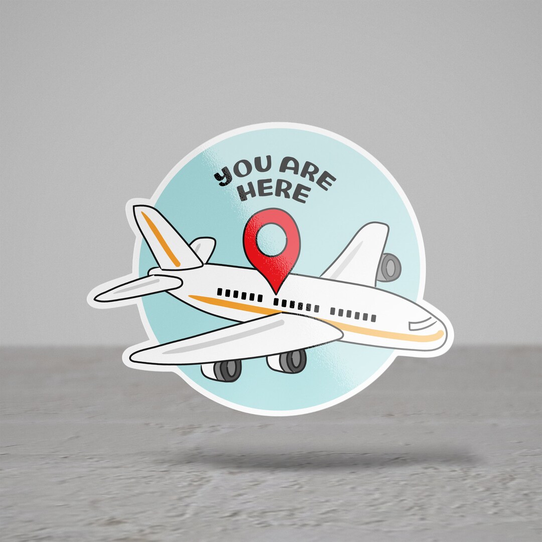 Travel Sticker, Aviation Geek Sticker, World Traveler Sticker ...