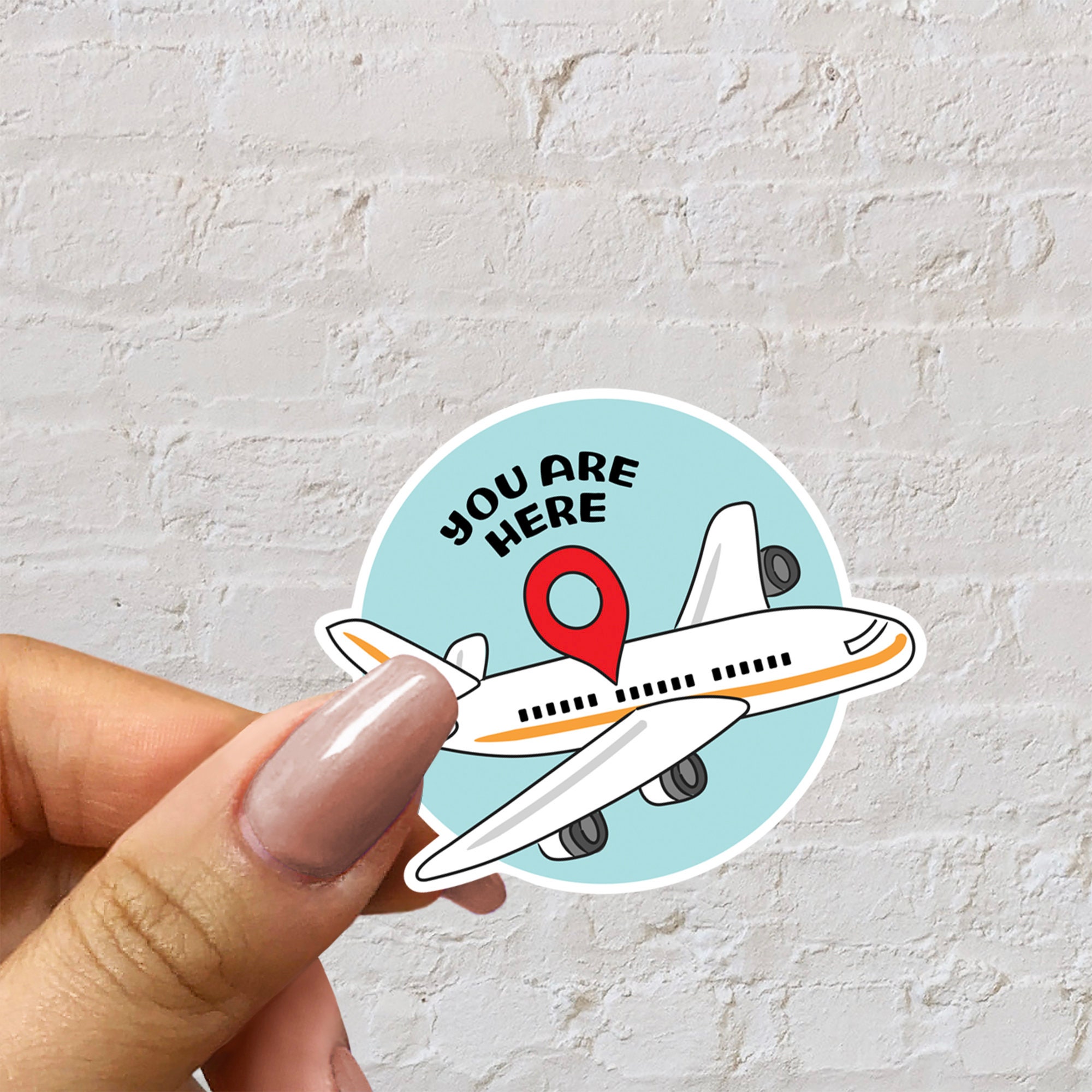 Travel Sticker Aviation Geek Sticker World Traveler Sticker - Etsy