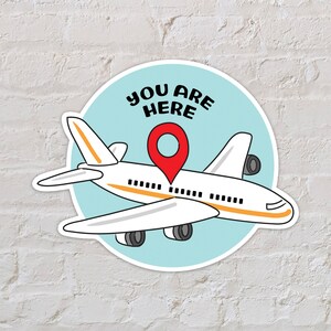 Travel Sticker, Aviation Geek Sticker, World Traveler Sticker ...