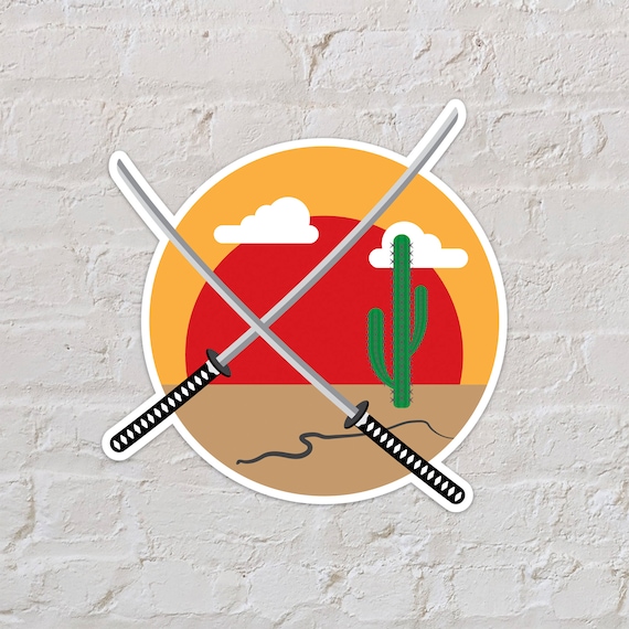 Katana Swords Sticker Kill Bill Inspired Sticker Stickers | Etsy