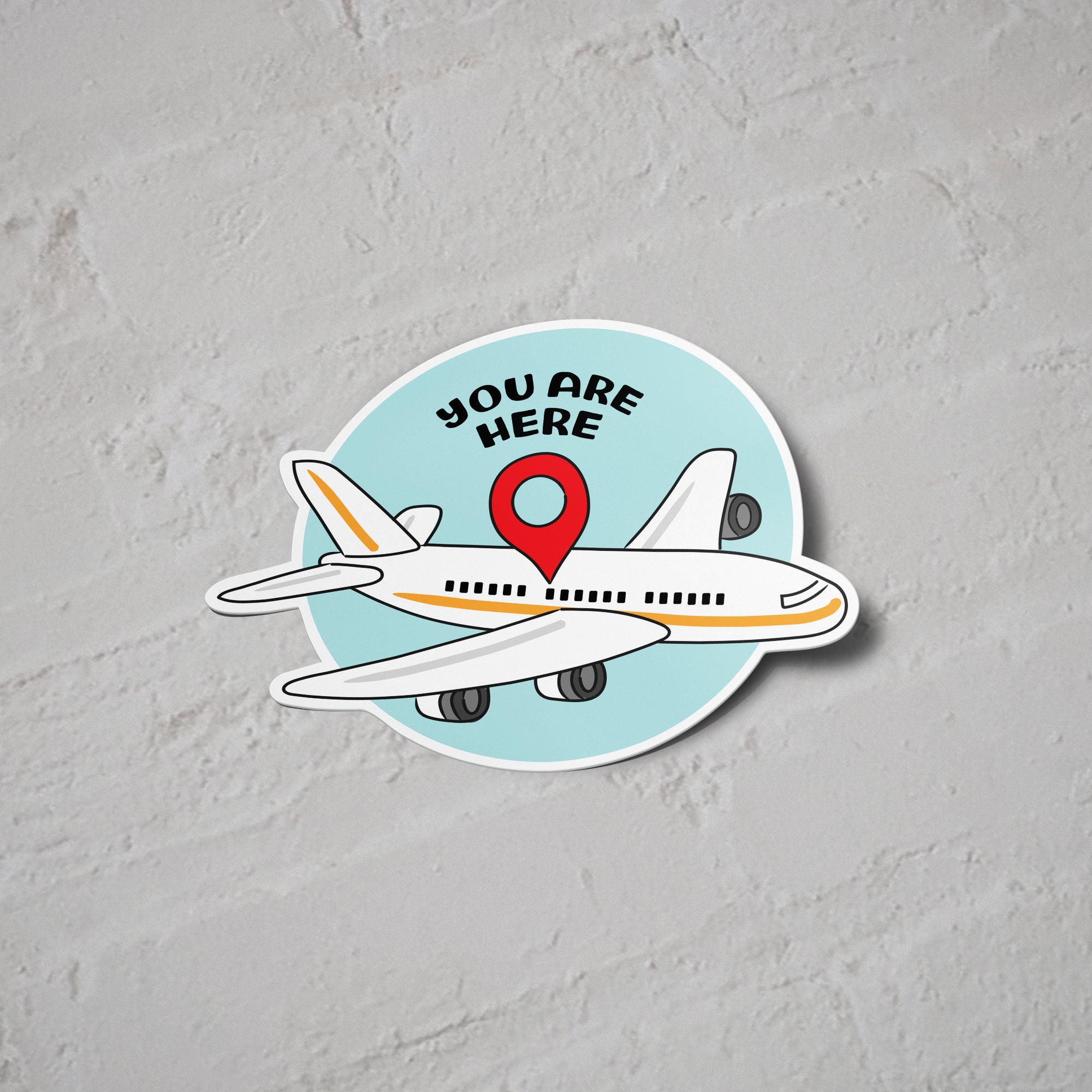 Travel Sticker Aviation Geek Sticker World Traveler Sticker - Etsy