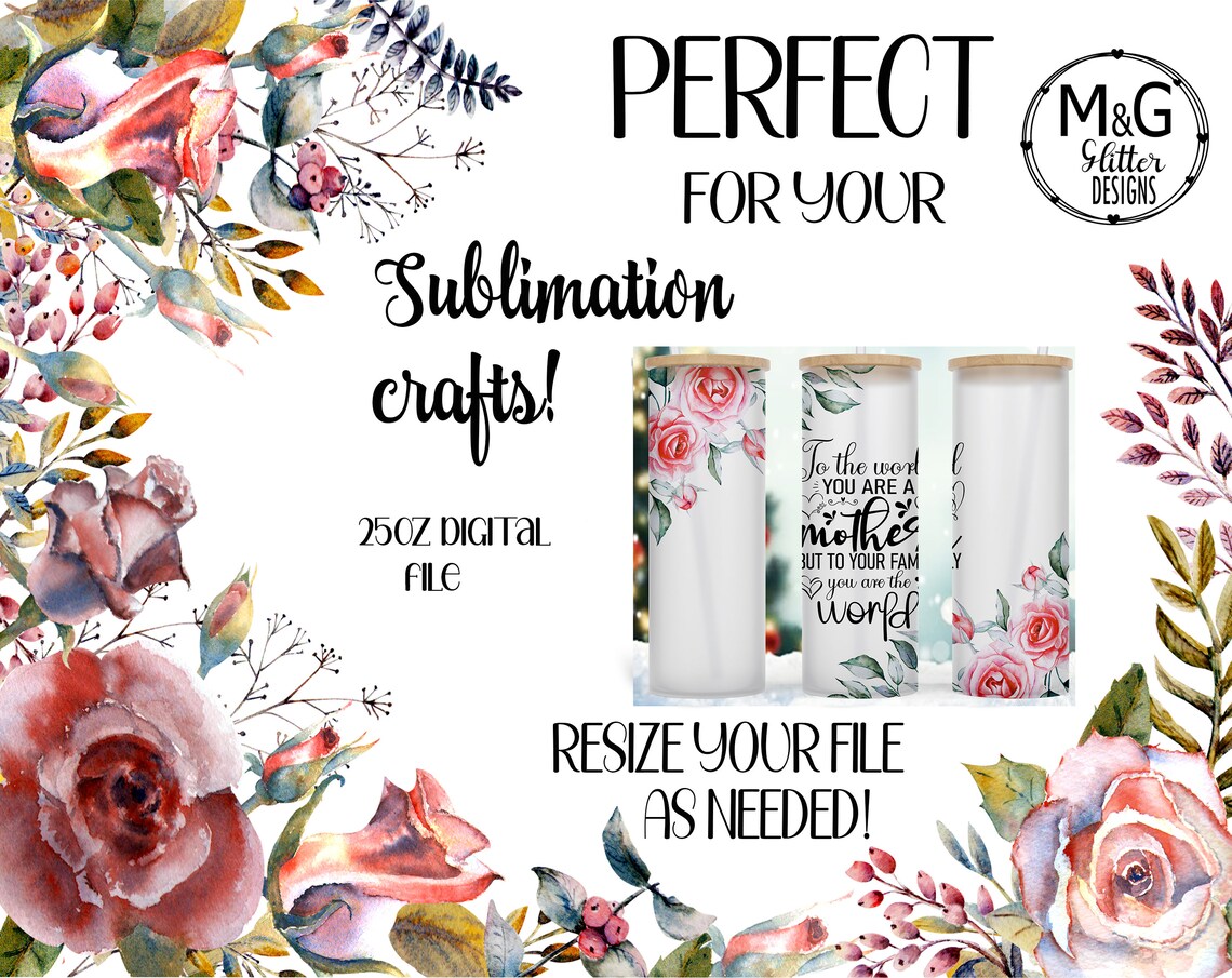 Motivational 25oz Tumbler Wrap Coffee Wrap Design - Etsy