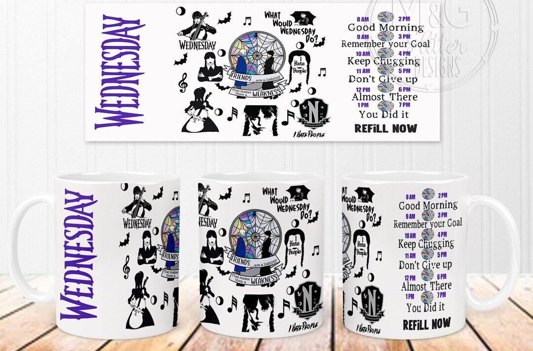 Wednesday Mug Design, Digital Wednesday Design, Mug 11oz /15oz Digital ...