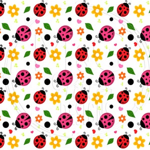 Cute Ladybug 20oz Wrap Design, Ladybug Digital Design, Sublimation 20oz ...