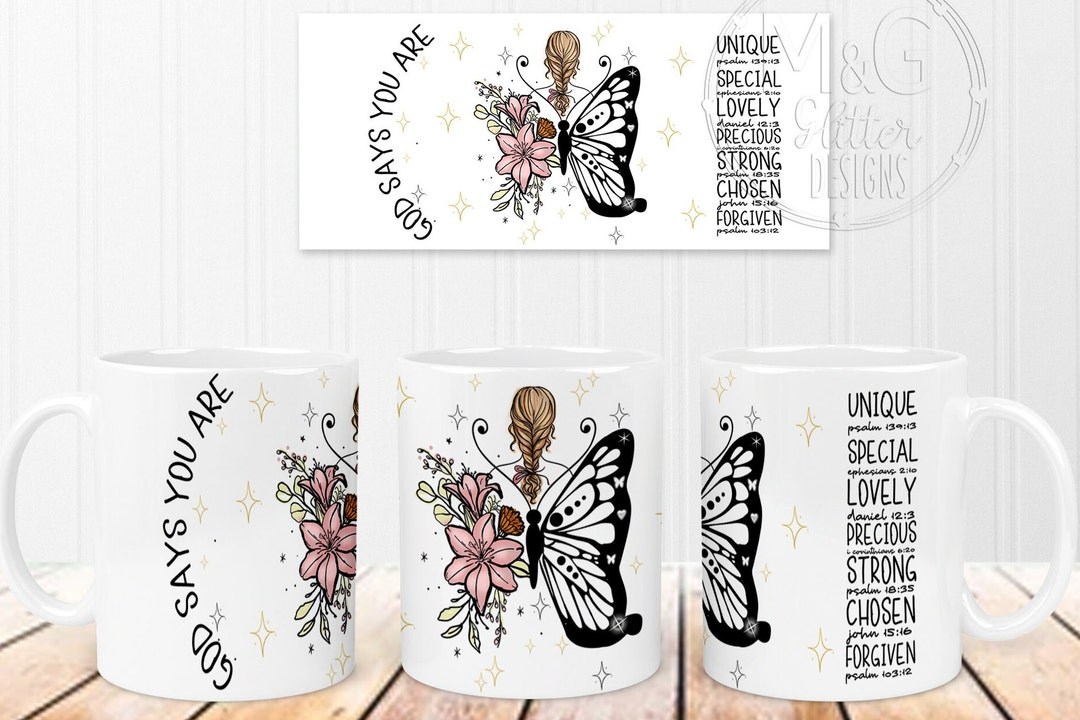 Christian Mug Design, Digital Sublimation Design, Mug 11oz/15oz Digital ...