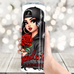 Bendecida 20oz Wrap, Digital Sublimation Design, 20oz Digital Design ...