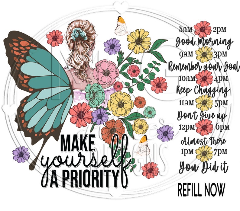 Positive Motivational 20oz Wrap Digital Sublimation Design - Etsy