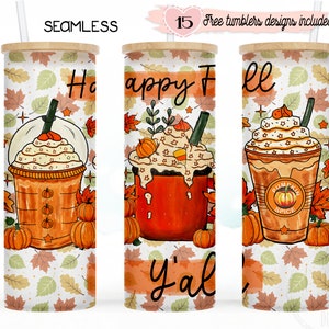 Fall 25oz Frosted Glass Libbey Tumbler, Water Tracker Design ...