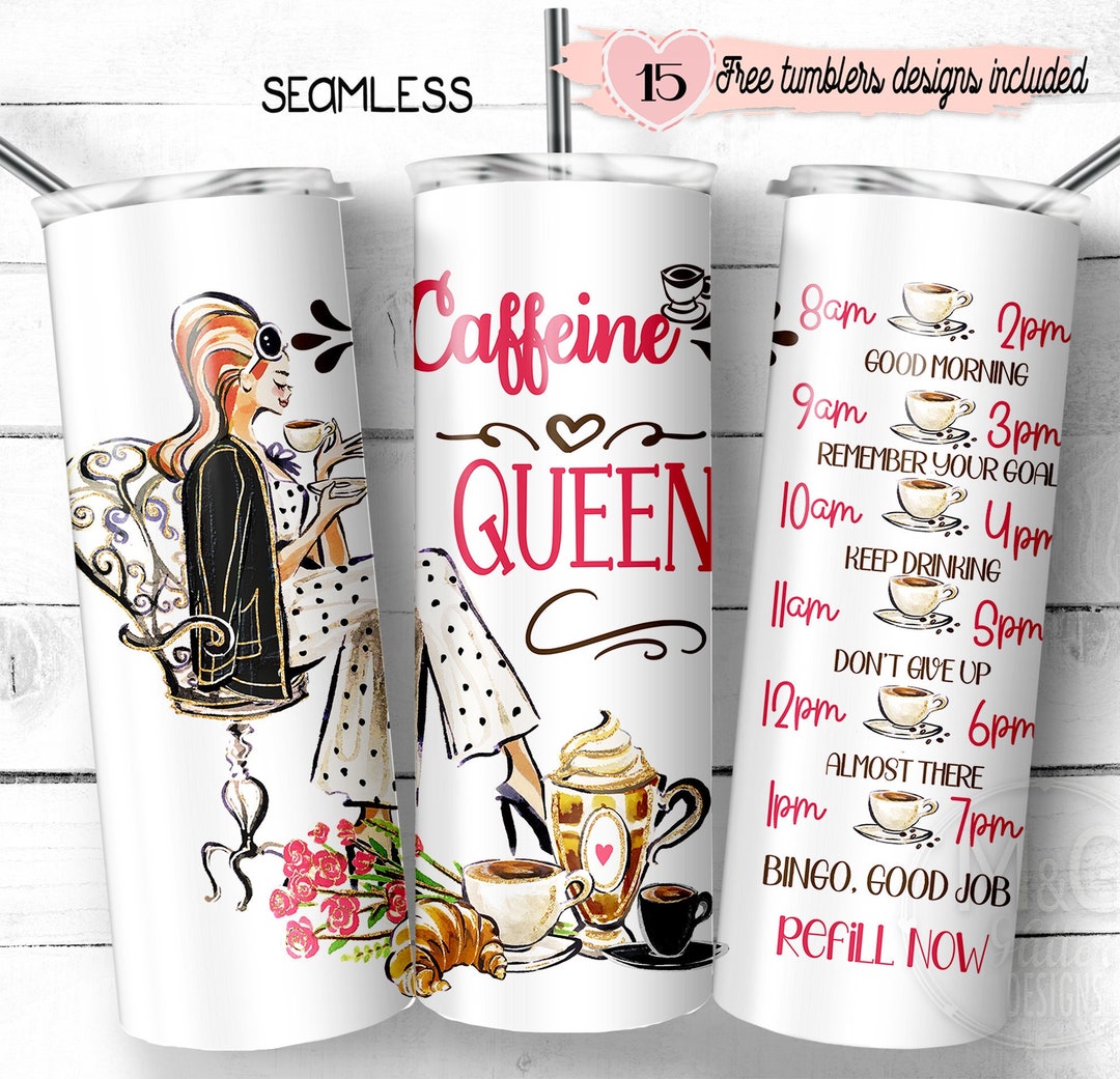 Motivational Digital 20oz Wrap, Digital Sublimation Design, Coffee ...