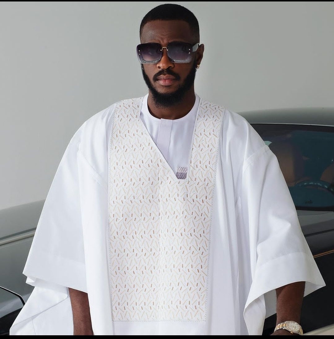 Imole Agbada for Men, Men Clothing, African Wedding Attire Groom Suit ...