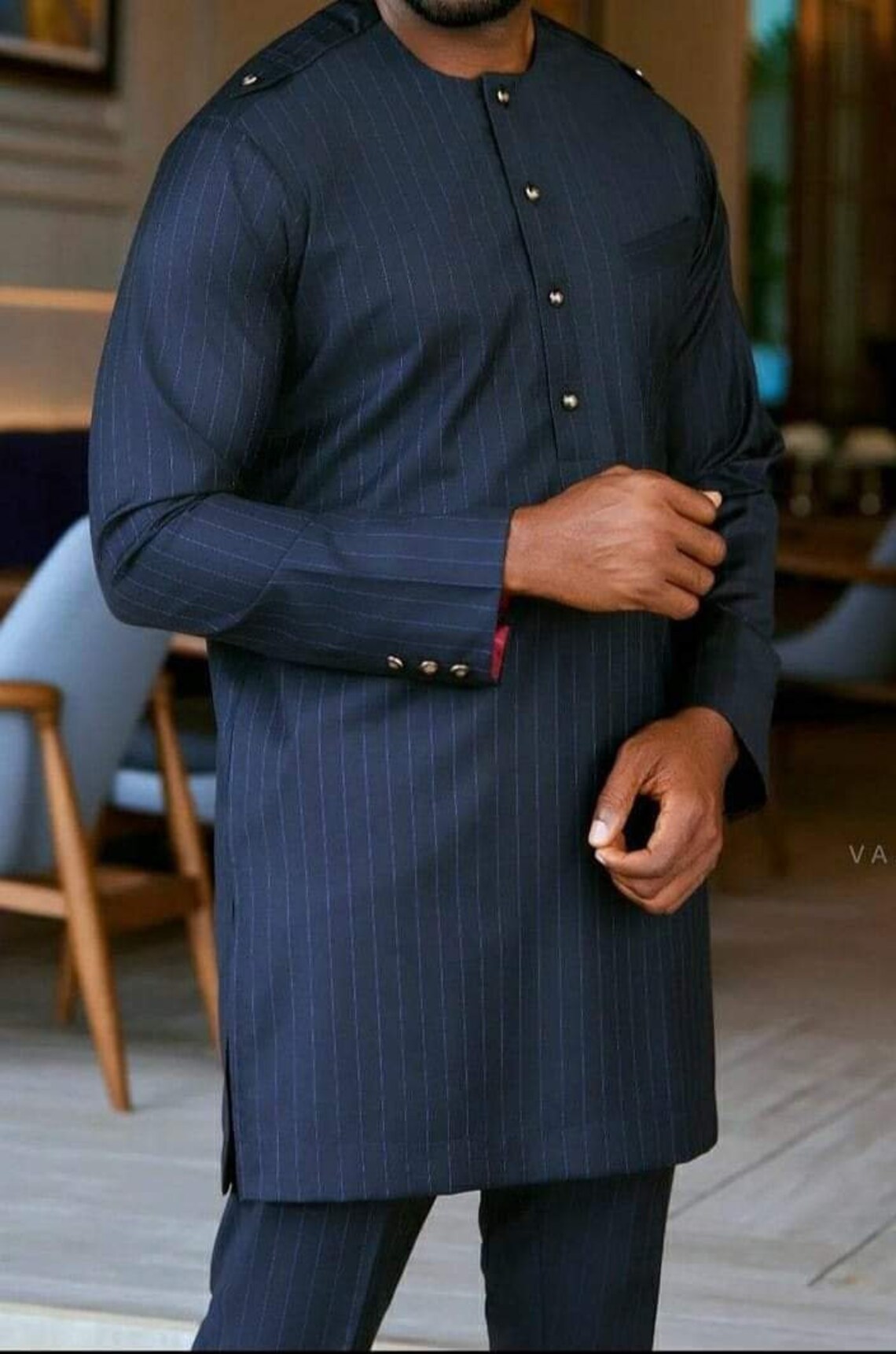 Toba African Men's Kaftan, African Men's Wedding Suit, African Men's ...