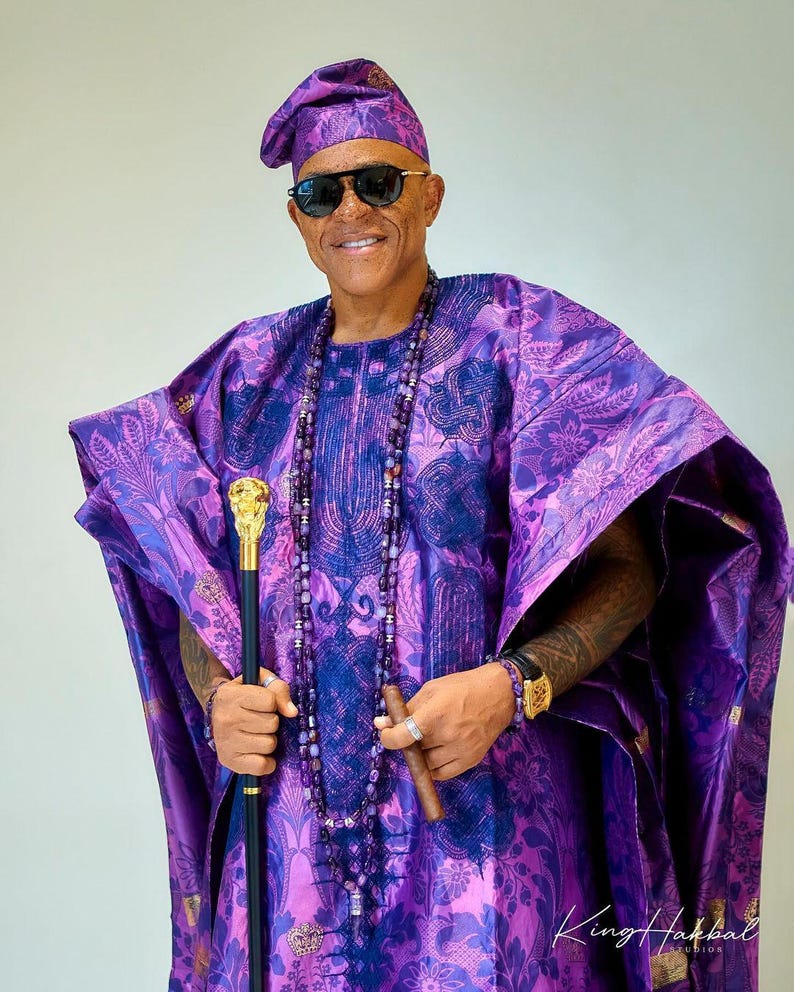 Kings Damask Dansiki Attire With Fila, Men Luxurious Gala Wear, Men ...