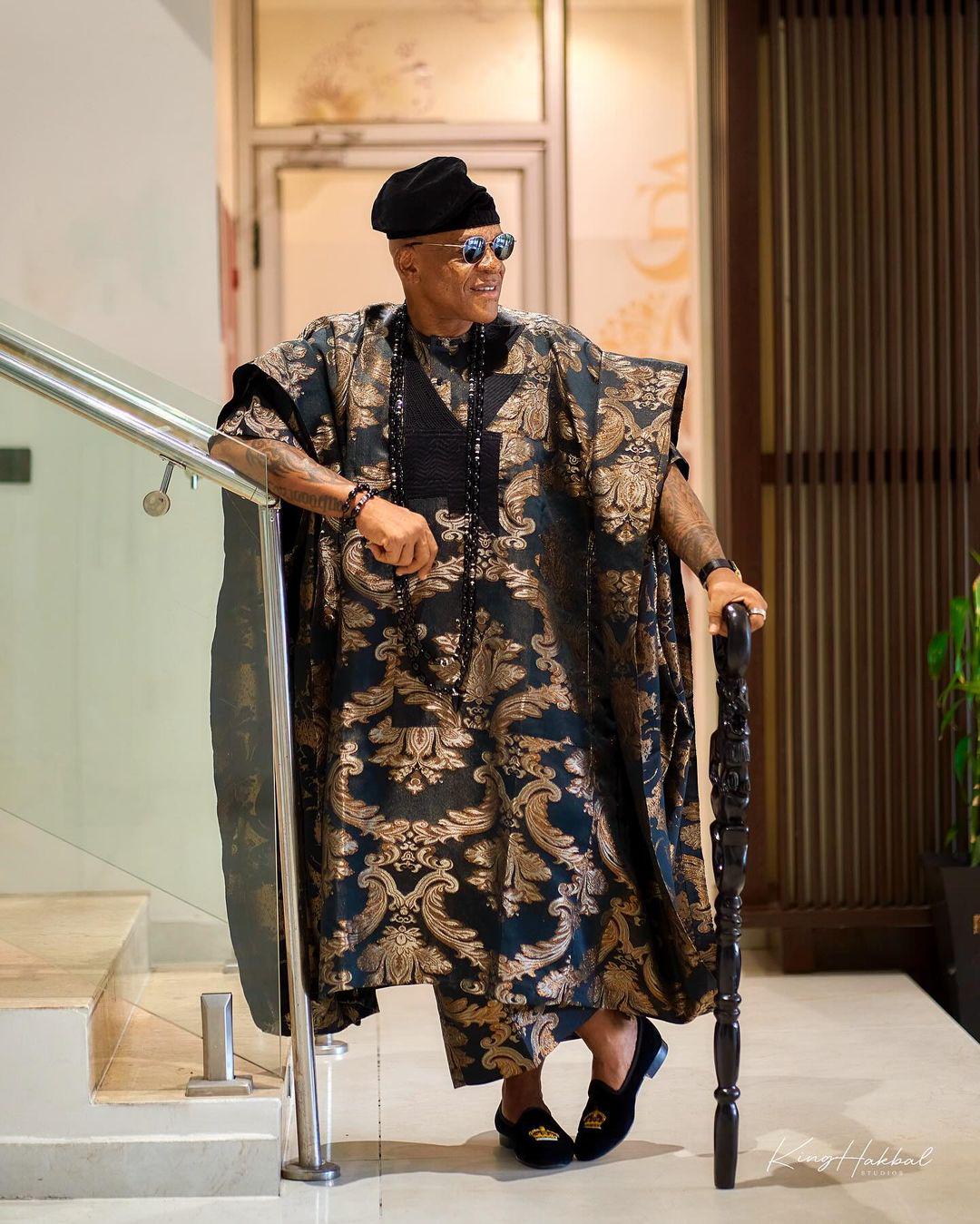 Kings Damask Dansiki Attire With Fila, Men Luxurious Gala Wear, Men ...