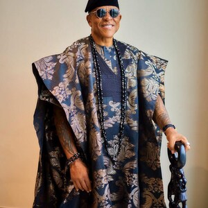 Kings Damask Dansiki Attire With Fila, Men Luxurious Gala Wear, Men ...