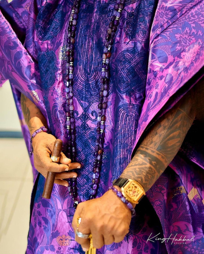 Kings Damask Dansiki Attire With Fila, Men Luxurious Gala Wear, Men ...