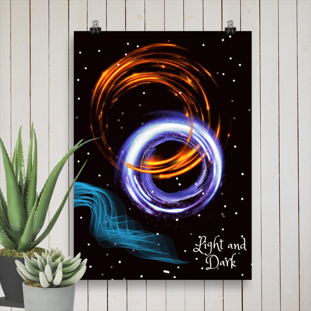 Light and Dark” Poster - Wall Decoration - Etsy