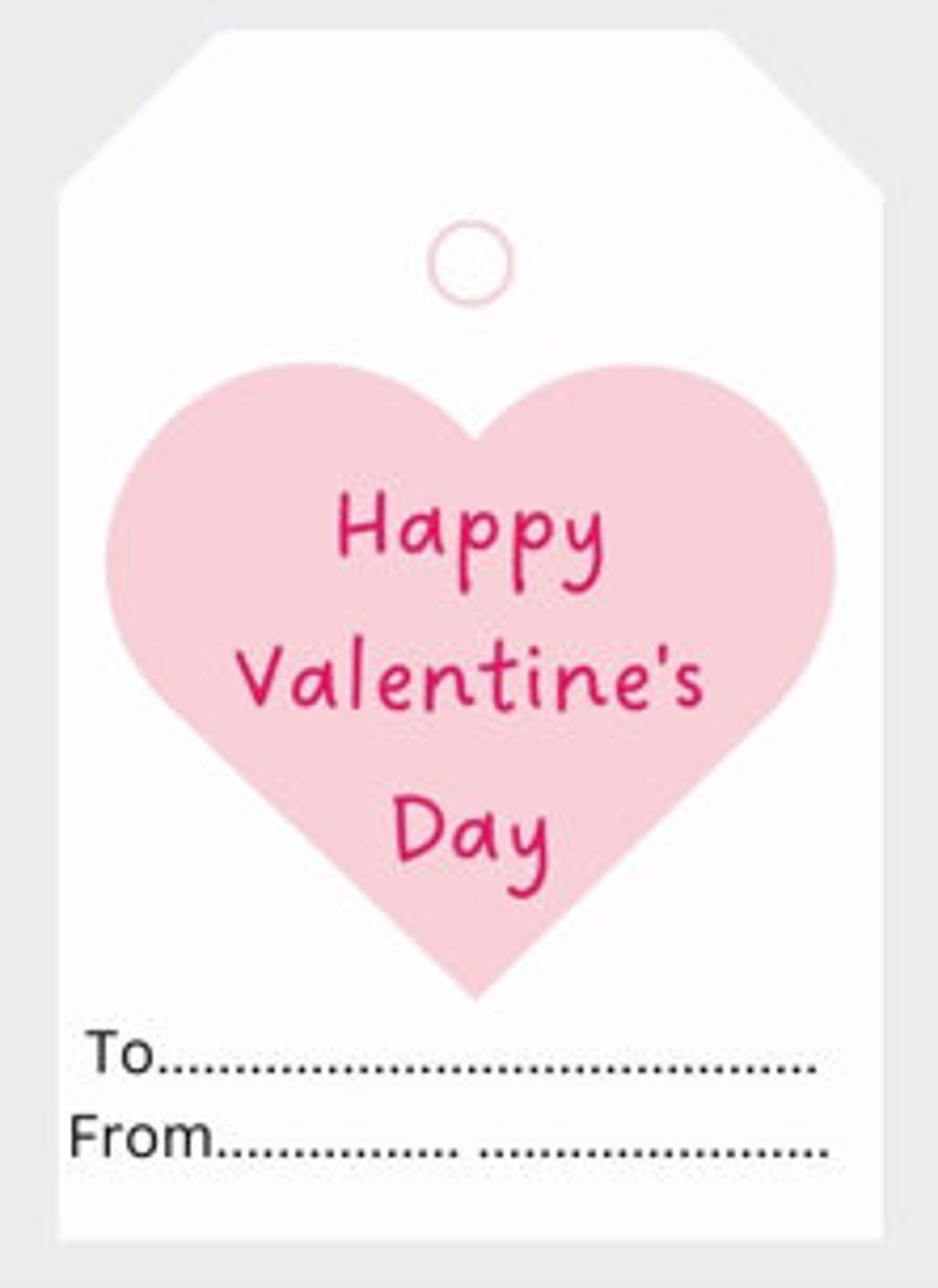 Valentines Day Gift Tags, Printable Valentine Tags, Printable Gift Tags ...