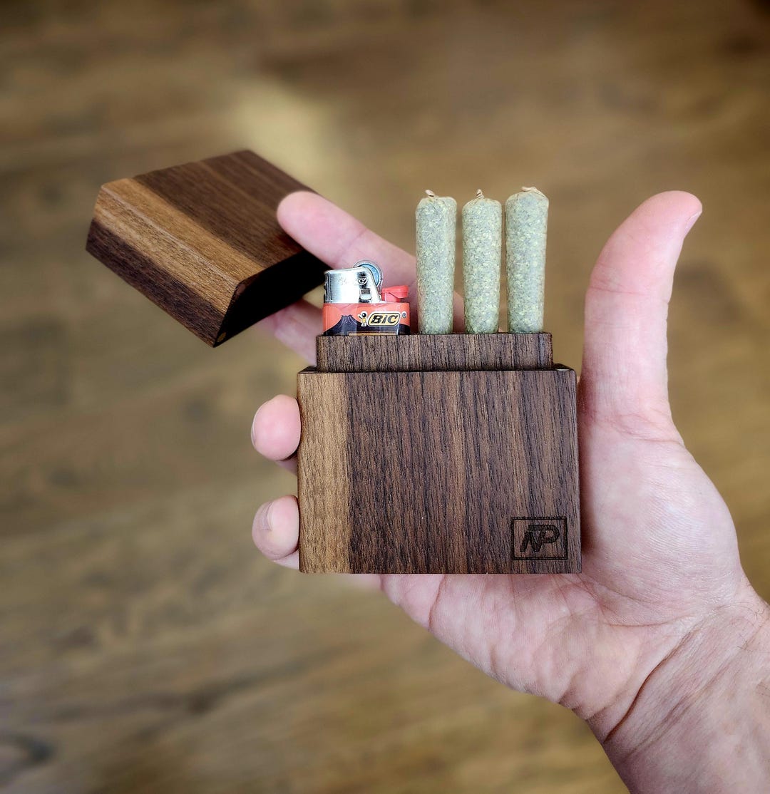 King Size Handcrafted Stash Box, Joint Case, Joint Holder, Travel Case ...