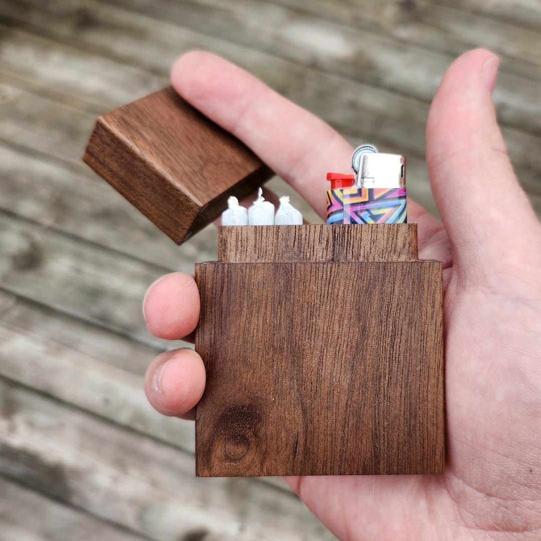 Handcrafted Stash Box, Joint Case, Joint Holder, Travel Case With ...