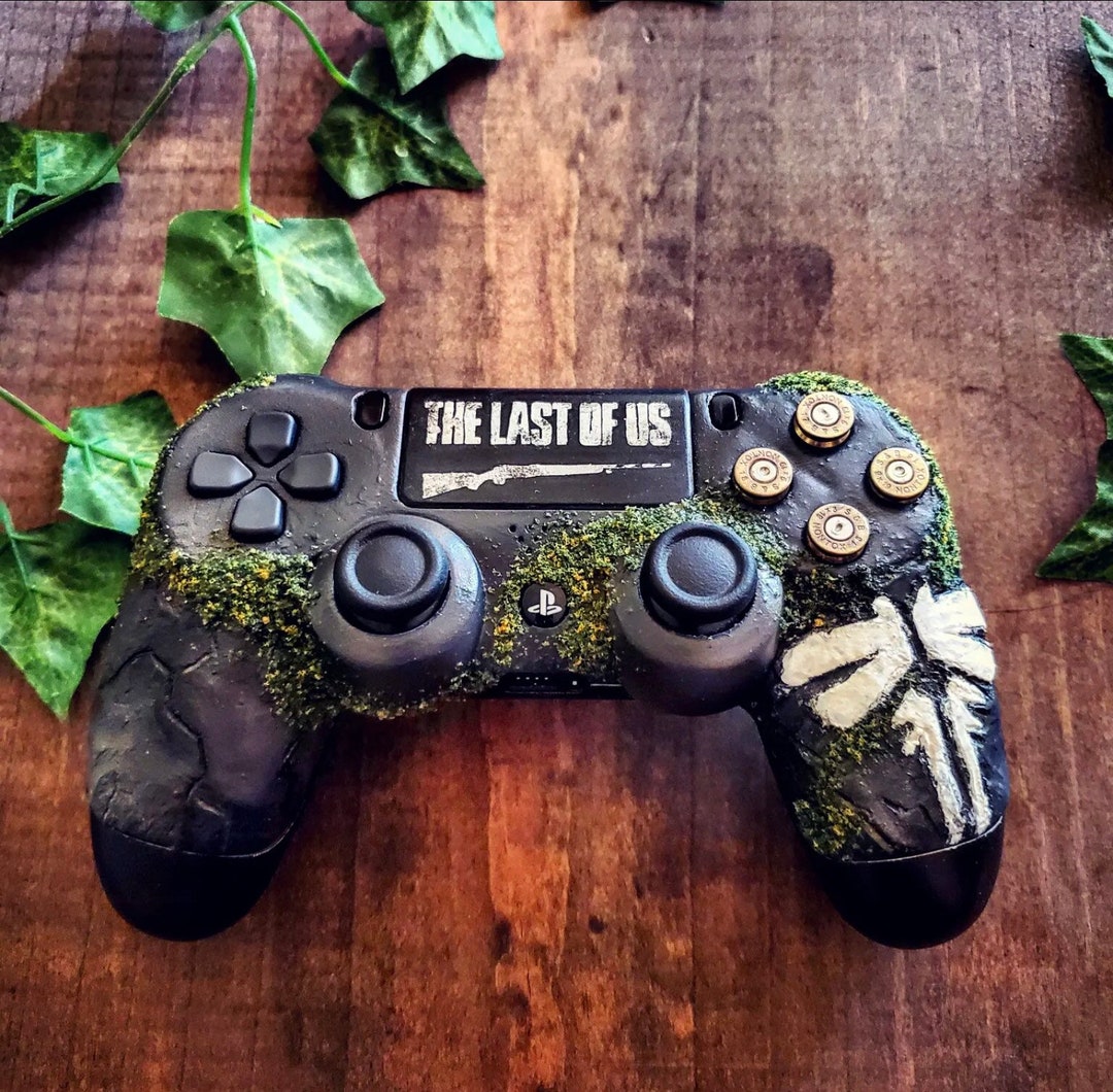 Custom, Hand Carved, PS4 Controller, the Last of Us, PS4, Custom ...