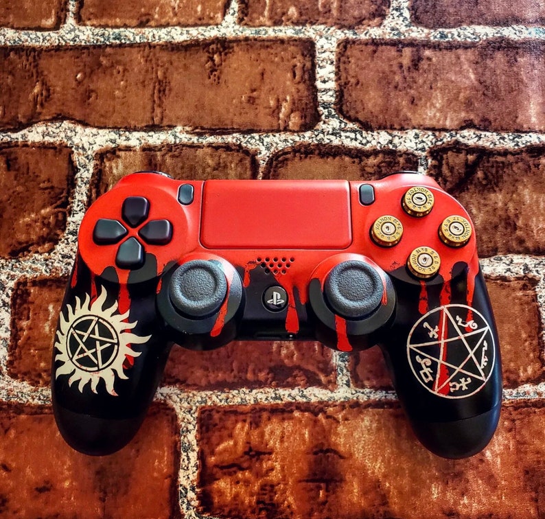 Supernatural PS4 Custom Controller, Hand Painted - Etsy UK