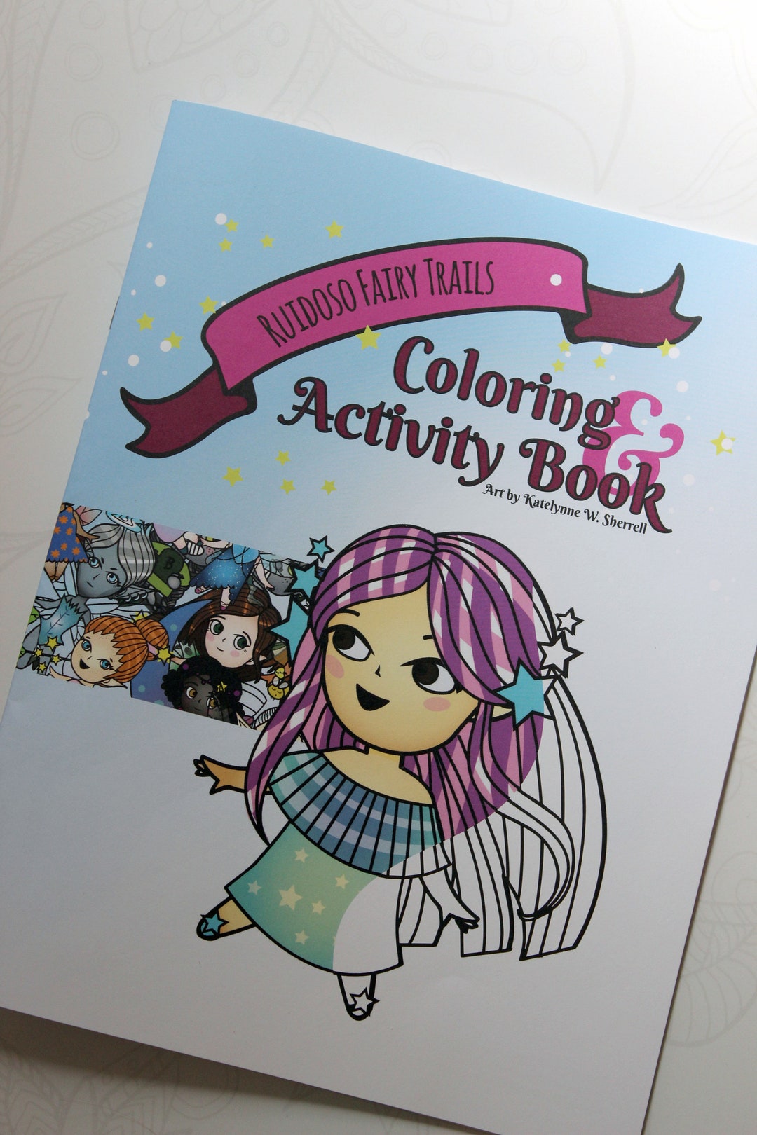 Fairy Coloring & Activity Book Free Shipping - Etsy