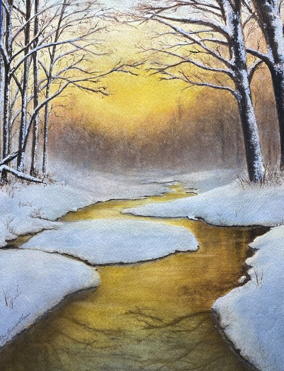 A Golden Winter - Etsy